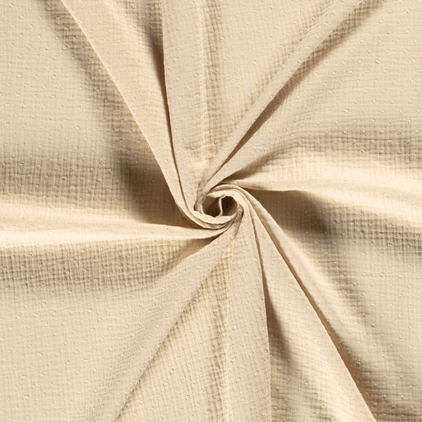 Dobby Gauze - Oat - Thread Count Fabrics