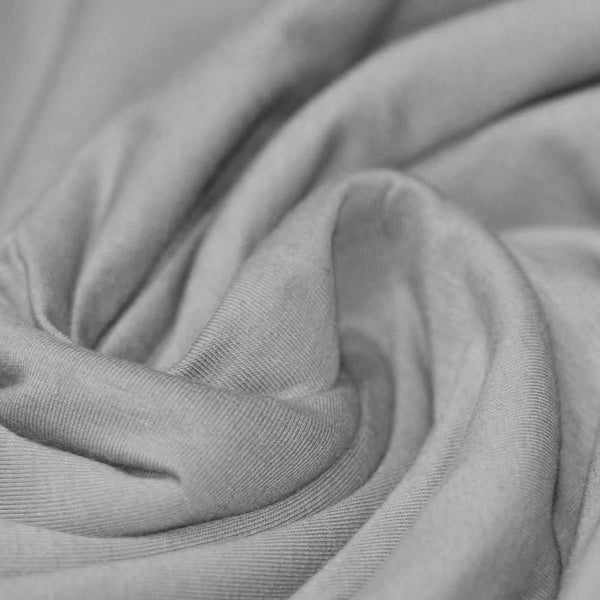 Solid Cotton Jersey - Grey | Knit - Thread Count Fabrics
