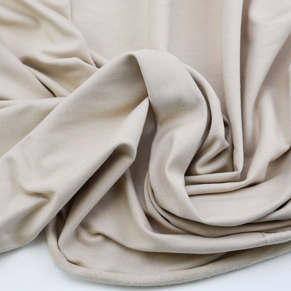 Bamboo Jersey Knit - Biscotti - Thread Count Fabrics
