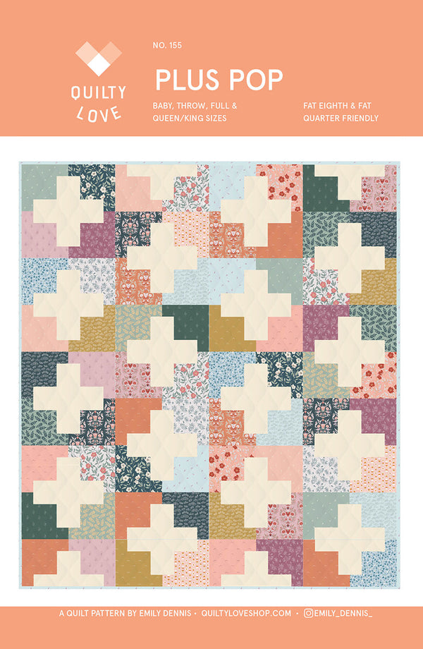 Plus Pop Quilt Pattern - Thread Count Fabrics