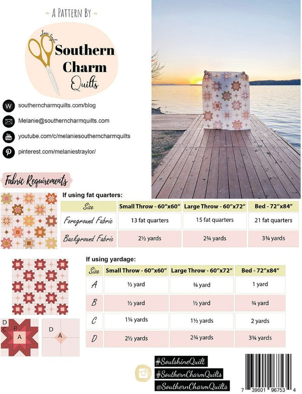 Soulshine Quilt Pattern - Thread Count Fabrics