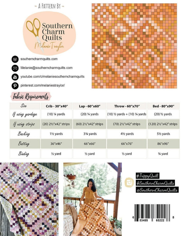 Trippy Quilt Pattern - Thread Count Fabrics