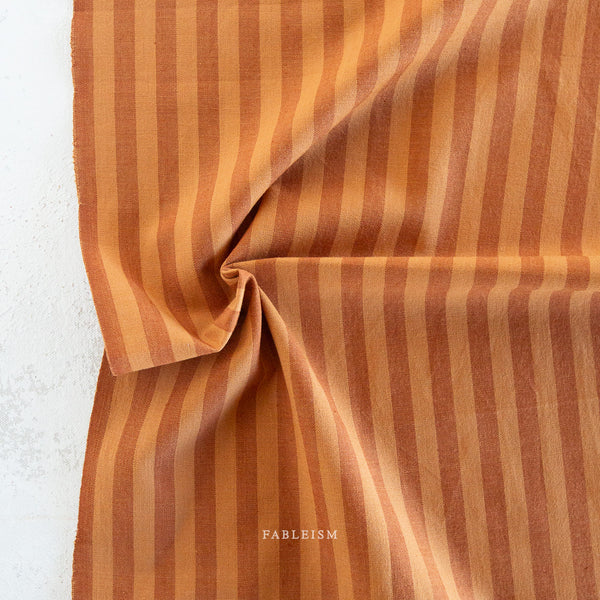 Sun Stripes - Tan Line - Thread Count Fabrics