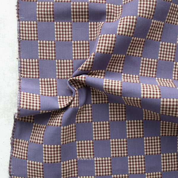 Canyon Springs - Checkers - Iris - Thread Count Fabrics