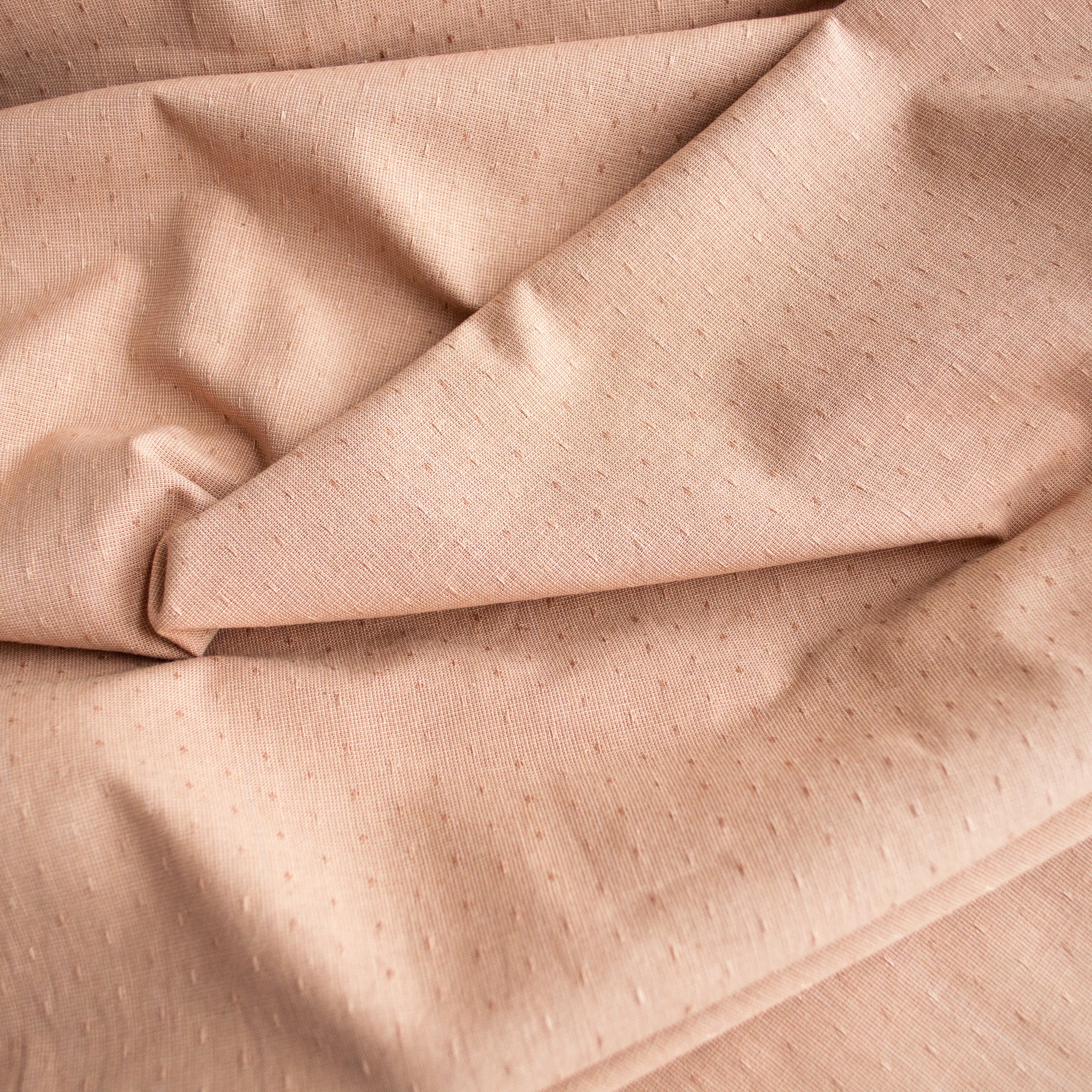 Dobby Stitch Woven - Terra Rose - Thread Count Fabrics