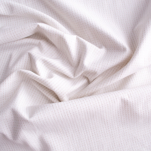 Topstitch Woven - White - Thread Count Fabrics