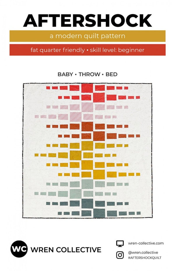 Aftershock Quilt Pattern - Thread Count Fabrics