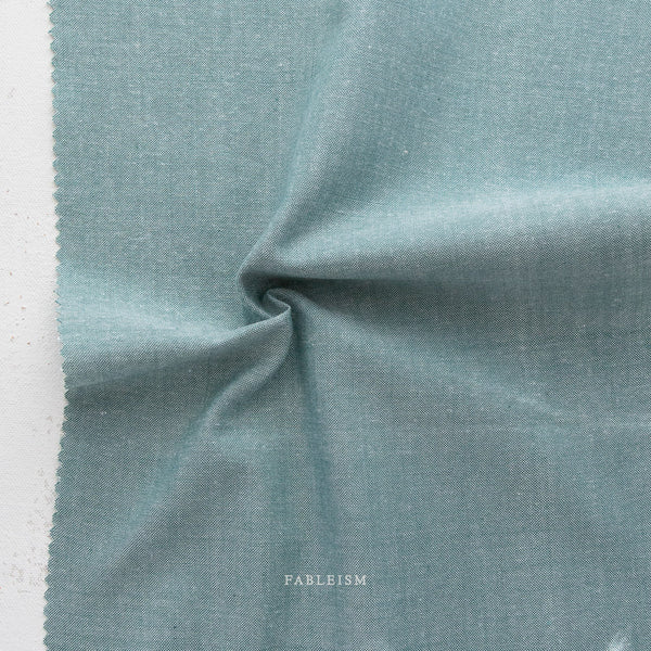 Everyday Chambray - Bay Leaf - Thread Count Fabrics