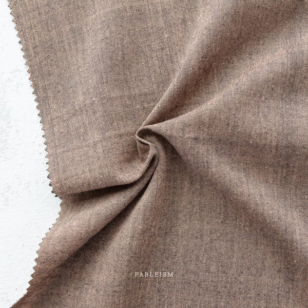 Everyday Chambray Nocturne - Sepia - Thread Count Fabrics