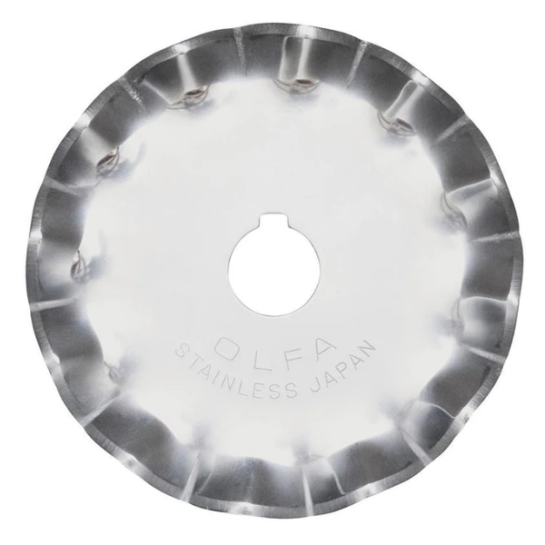 OLFA Scallop Blade for Ergonomic Rotary Cutters - Thread Count Fabrics